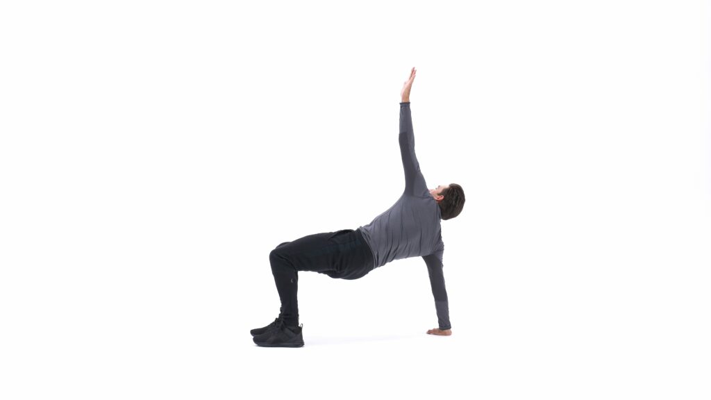 One-Arm Crab Bridge Exercise For Strength